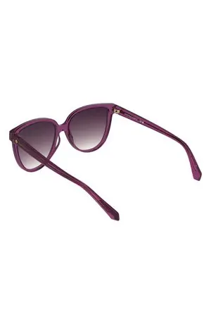 Kendra Scott Acetate Sunglasses With Gradient Lenses - Purple