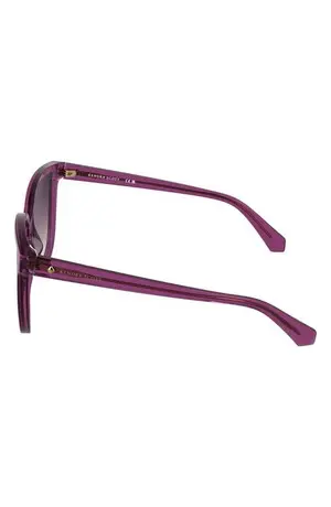 Kendra Scott Acetate Sunglasses With Gradient Lenses - Purple