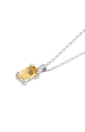 DPT ANTWERP And Diamond Pendant Necklace In Sterling Silver