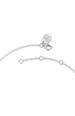 DPT ANTWERP And Diamond Pendant Necklace In Sterling Silver
