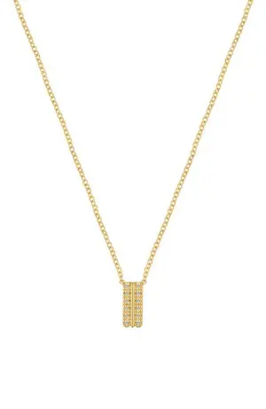 DPT ANTWERP Elaine Diamond Necklace - Yellow 18k Gold Plated