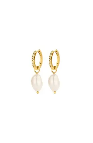 DPT ANTWERP Endless Pearl Earrings - Yellow 18k Gold Plated