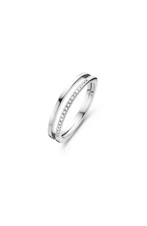 DPT ANTWERP Duo Ring - White Rhodium