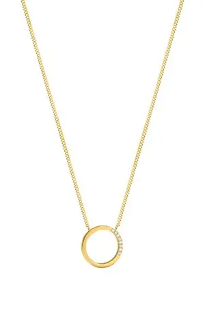 DPT ANTWERP Circle Of Life Necklace - Yellow 18k Gold Plated