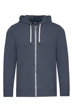 True Classic Fleece Zip Hoodie - Stormy