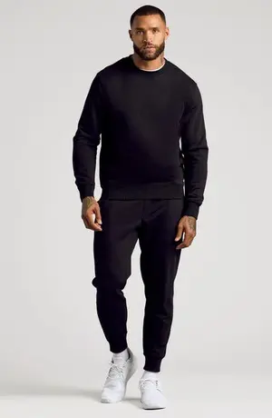 True Classic Fleece Crewneck Sweatshirt - Black