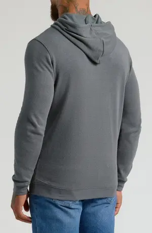 True Classic Waffle Pullover Hoodie - Carbon