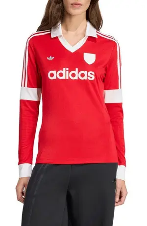 adidas casual long sleeve tops for women