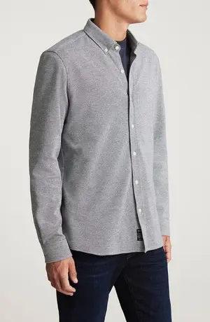 MAVI Total Cotton Blend Button-up Shirt