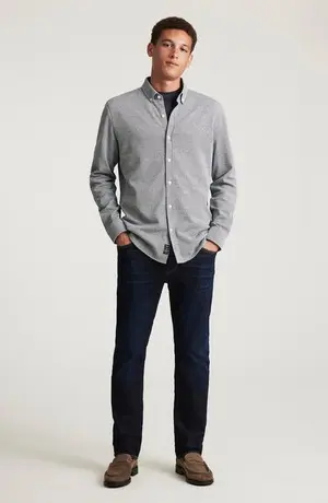 MAVI Total Cotton Blend Button-up Shirt