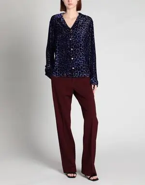 FORTE_FORTE Leopard Print Velvet Shirt - Purple