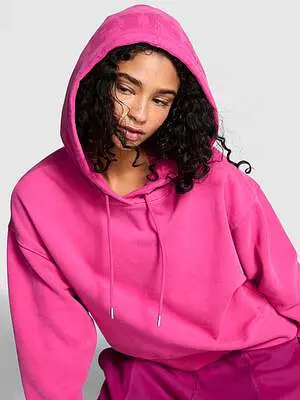 Pink Luxe Fleece Hoodie - Pink