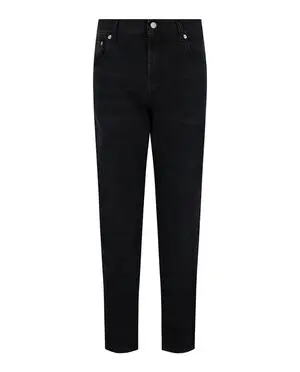 Alexander Mcqueen Black Wash Jeans For Men