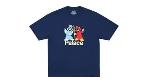 PALACE Right And Wrong T-shirt - Navy Blue