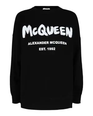 Alexander Mcqueen Logo Sweatshirts Hoodies For Women