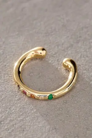 SCOSHA Rainbow Gems Ear Cuff