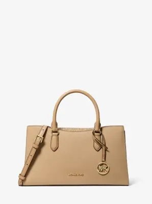 Michael Kors Arden Medium Top-zip Satchel - Brown