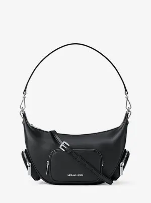 Michael Kors Merritt Medium Pebbled Leather Convertible Shoulder Bag