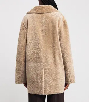 Eleventy Shearling Overcoat