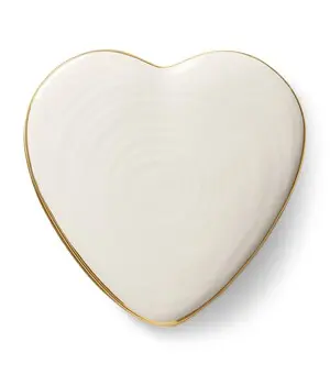 Aerin Shagreen Heart Jewellery Box