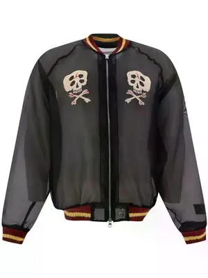 Kapital Skull-embroidered Bomber Jacket