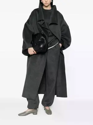 THE FRANKIE SHOP Collarless Wrap Coat