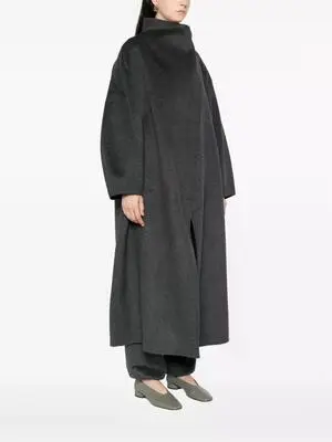 THE FRANKIE SHOP Collarless Wrap Coat