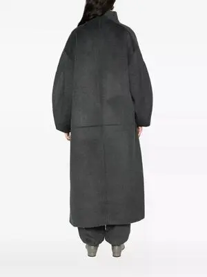 THE FRANKIE SHOP Collarless Wrap Coat