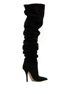 Paris Texas Jessica Ruched Over-the-knee Stiletto Boots