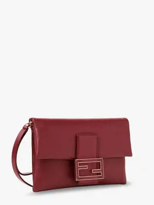 Fendi Mamma Baguette Leather - Red