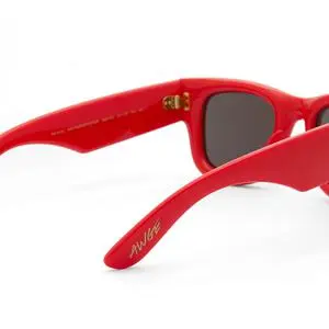 Ray-ban X A$ap Rocky Wayfarer Puffer Sunglasses - Red/dark Grey
