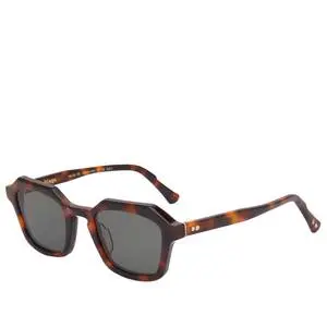 OSCAR DEEN Diego Sunglasses - Tortoise Shell/green