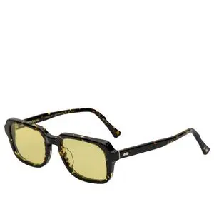 OSCAR DEEN Nelson Rectangular Sunglasses - Ember/yellow