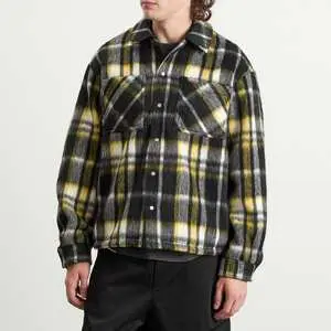 REPRESENT Textured Overshirt - Jet Black