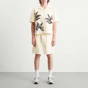 MKI MIYUKI ZOKU Washed Ink Flower Vacation Shirt Presented By