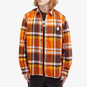 A BATHING APE Checked Overshirt