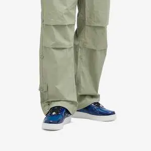 A BATHING APE Patent Sta Icon Sneakers - Navy