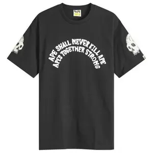 A BATHING APE Souvenir Skull Team T-shirt - Black
