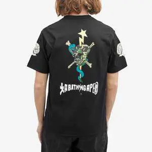 A BATHING APE Souvenir Skull Team T-shirt