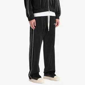 COLE BUXTON Glitter Piped Track Pant - Black
