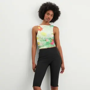 HOUSE OF SUNNY Cosmos Mesh Top