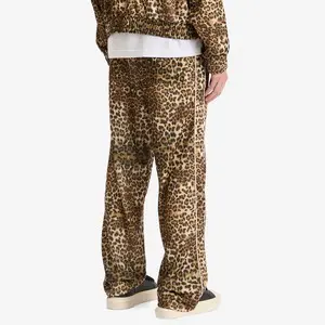 COLE BUXTON Piped Track Pant - Leopard