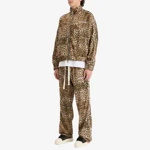 COLE BUXTON Piped Track Pant - Leopard