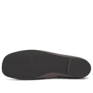 ALOHAS Rosalind Leather Ballet Pumps - Brown