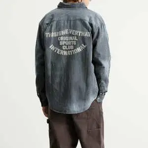 THISISNEVERTHAT Hickory Denim Shirt