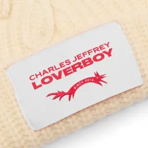 CHARLES JEFFREY Chunky Ears Beanie - Ecru