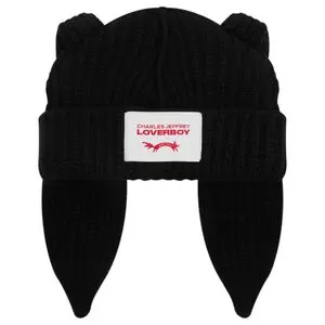Women's Charles Jeffrey Loverboy Black Beanie