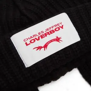 CHARLES JEFFREY Chunky Rabbit Beanie - Black