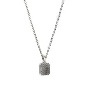 SERGE DENIMES Onyx Armour Pendant Necklace