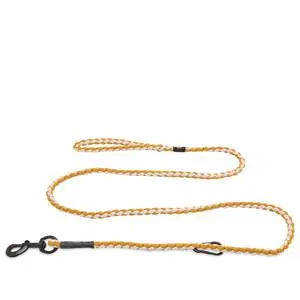 HAY Braided Dog Leash - Off-white/ochre